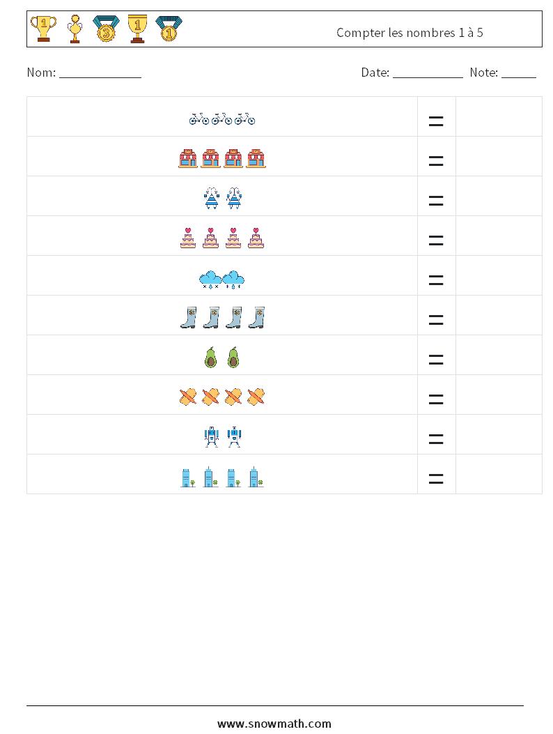 counting-numbers counting Fiches d'exercices,Fiches d'exercices de ...
